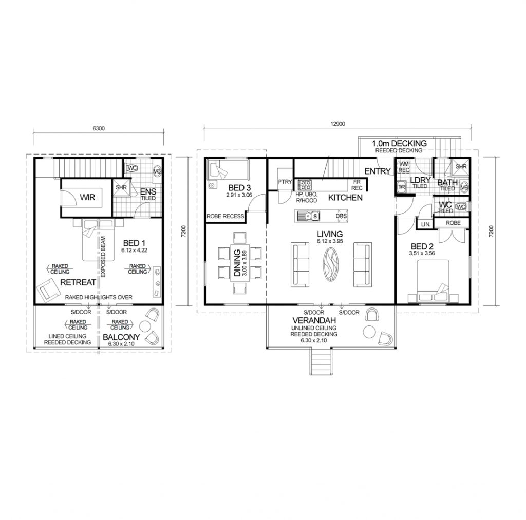 The Loft Series - The Getaway Loft 3x2 - Total Home Frames